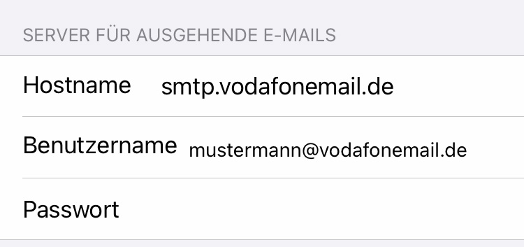 Vodafone E-Mail & Cloud