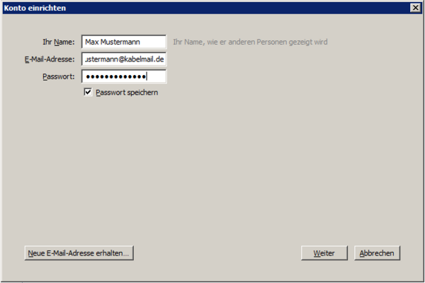 Vodafone E-Mail & Cloud